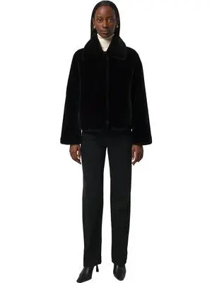 Apparis Elis Short Coat - Noir