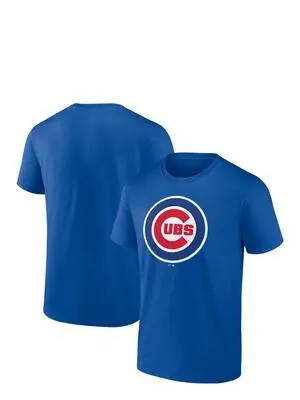LOGO ATHLETIC Chicago Cubs Official Logo T-shirt - Royal