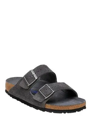 BIRKENSTOCK Arizona Slide Sandals Charcoal