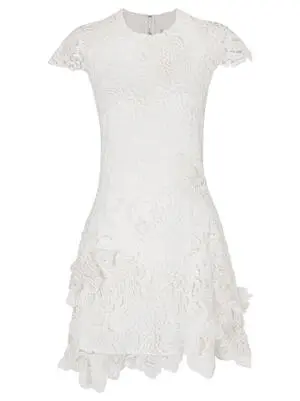 Simkhai Novelle Lace Mini Dress White