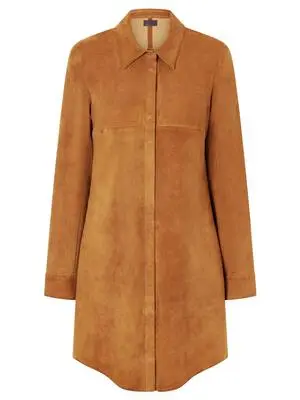Stouls Geraldine Suede Mini Dress - Brown