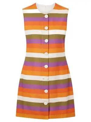 DESTREE Camille Striped Mini Dress - Multi