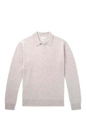 Hartford Wool And Cashmere-blend Polo Shirt - Neutrals