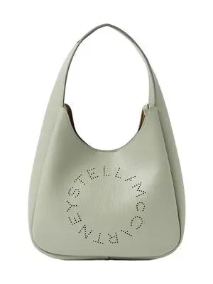 Stella McCartney Logo Small Hobo Bag - Natural
