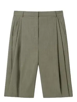 Stella McCartney Tropical Wide-leg Bermuda Shorts - Red