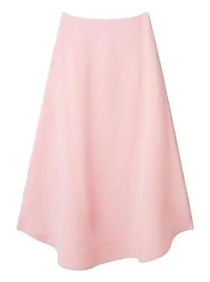 Stella McCartney Silk Midi Skirt - Pink