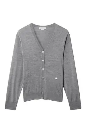 STELLA MCCARTNEY Lightweight Wool Knit Cardigan