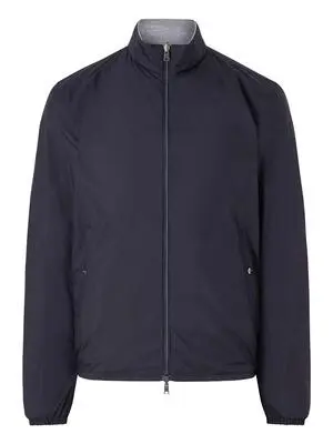 Herno Reversible Shell And Jersey Jacket Navy