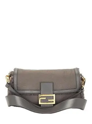 Undefined Fendi Selleria Baguette Shoulder Bag - Grey