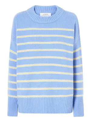 LA LIGNE Marin Striped Wool And Cashmere-blend Sweater - Multi
