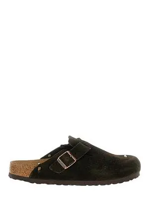 BIRKENSTOCK Boston Mules - Marrone