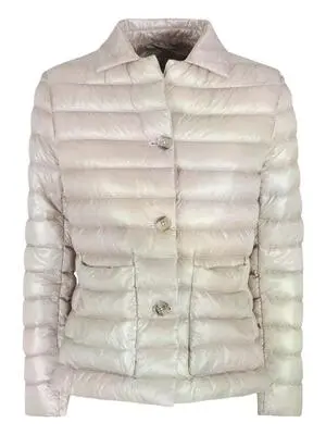 Herno Button-fastening Jacket - Neutrals