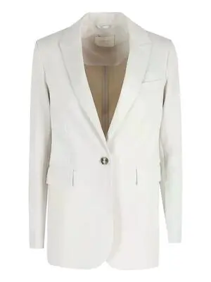 CIRCOLO 1901 Button-fastening Jacket - Neutrals