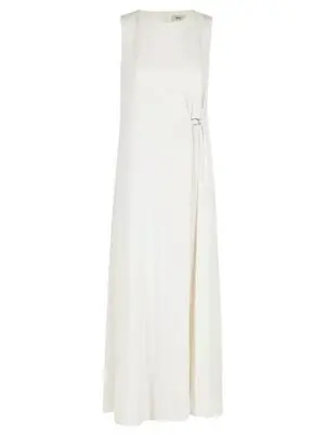 Herno Buckle Detail Midi Dress - Neutrals