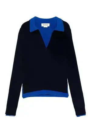 Monse Double-Layer Knitted Jumper Black