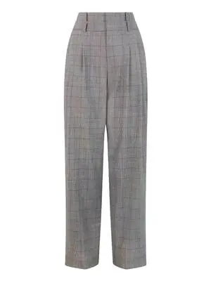 Monse Double Waistband Trousers Grey