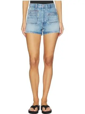 Citizens Of Humanity Marlow Welt Pocket Short - Blue