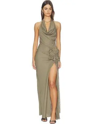 MOTHER OF ALL Patsy Maxi Dress - Olive