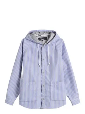 Comme Des Garçons Triple Layers Coat - White/navy/black