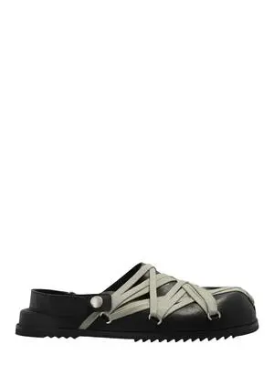 Rick Owens Megalace Granola Mule - Black
