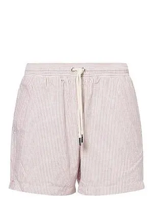 Orlebar Brown Boxer Iii Striped Swim Shorts - Vermillion
