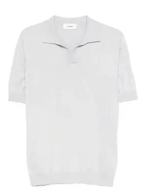 LARDINI Classic-collar Polo Shirt - Blue