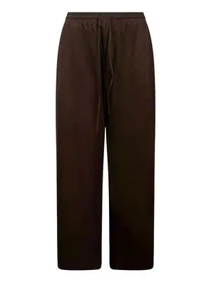 Max Mara Drawstring Straight Trousers - Brown
