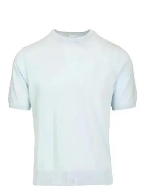 Paul Smith Round-neck Striped-detail T-shirt - Blue