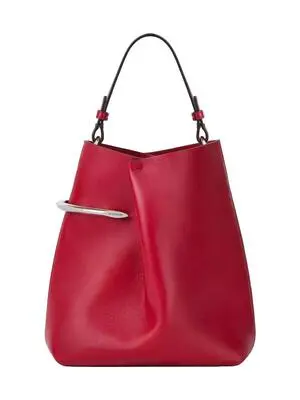 Givenchy Leather Shoulder Bag With Top Handle - Red