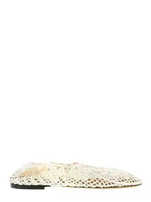 ODISSI ODISSI Crocheted Ballet Flats Neutrals