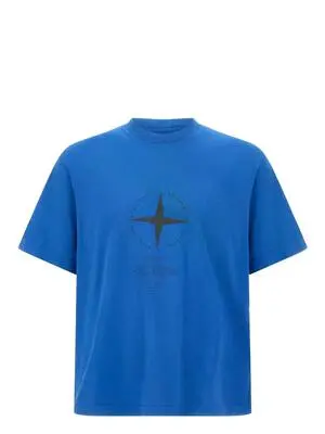 Stone Island Compass Graphic T-shirt - Blue