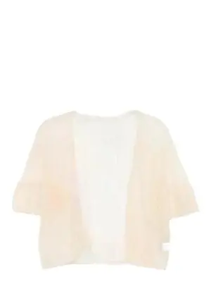 MES DEMOISELLES Lace Cardigan - Neutrals