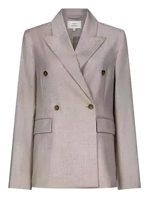 Loulou De Saison Norma Double-breasted Blazer - Neutrals