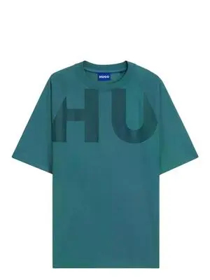 Hugo Logo-print T-shirt - Blue
