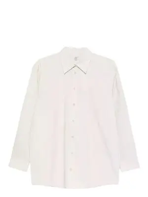 TOTEME Beige Cotton Button-front Shirt - Neutrals