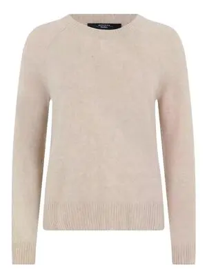 Max Mara Ribbed Knitted Sweater - Neutrals