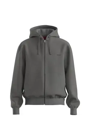Hugo Zip-up Hoodie - Grey