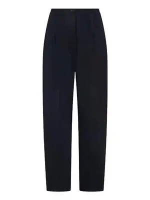 Seventy Elasticated Pleated Trousers - Blue