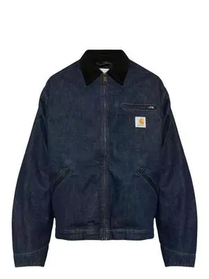 Carhartt Work In Progress Corduroy Collar Jacket Blue