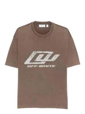 Off-White Owr Skate Fade Graphic T-shirt - Brown