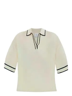 Bogner Paris Piped Top - Neutrals