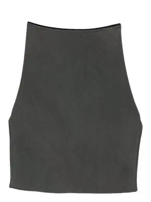 Our Legacy Picnic Scalloped-trim Midi Skirt - Grey