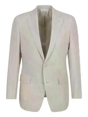 ATELIER MUNRO Slim Notched Suit Neutrals