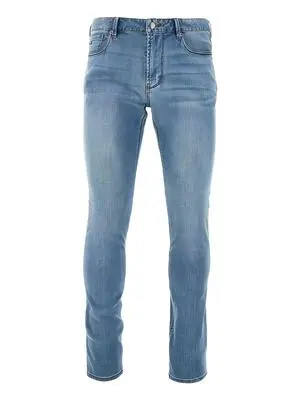 Emporio Armani J06 Five-Pocket Jeans Blue