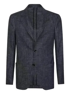 LARDINI Single-breasted Blazer - Blue