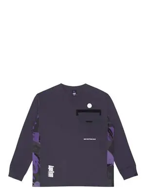 AAPE BY *A BATHING APE Moonface Long-sleeved T-shirt - Black