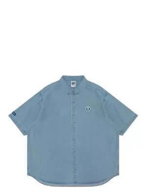 AAPE BY *A BATHING APE Short Sleeve Shirt - Blue