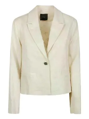 Pinko Single-breasted Blazer - Neutrals