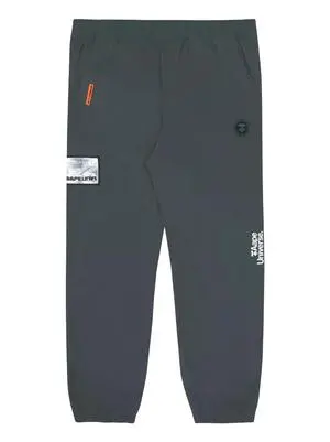 AAPE BY *A BATHING APE Moonface Branding-Patched Trousers