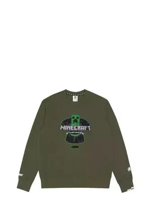 AAPE BY *A BATHING APE Logo Graphic Sweatshirt - Green